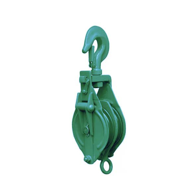 High Quality Double Sheave Hook Type Pulley Regular Snatch Block from ...