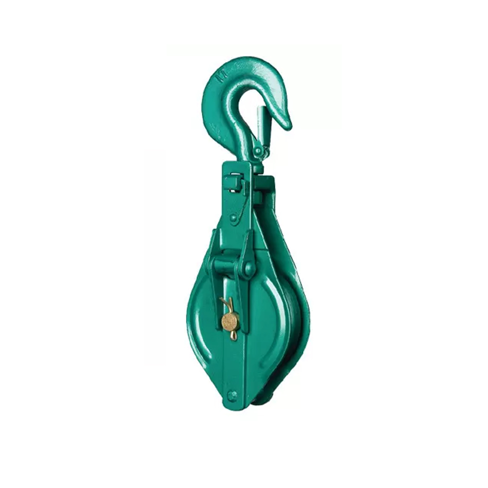 High Quality Double Sheave Hook Type Pulley Regular Snatch Block from ...