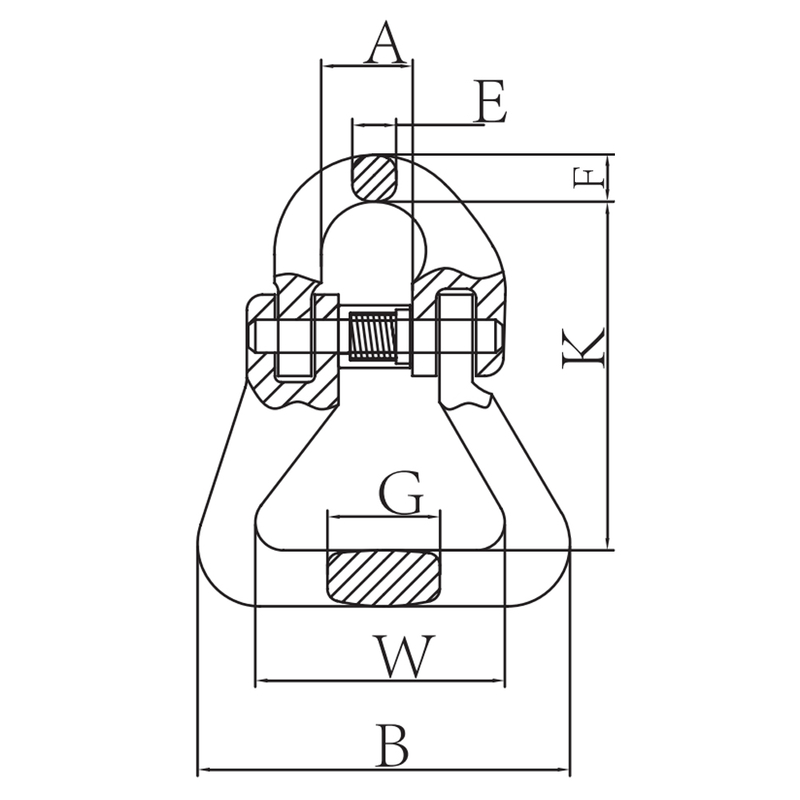 G80 Rigging Hardware Forged Super Alloy Steel Web Sling Connector from ...